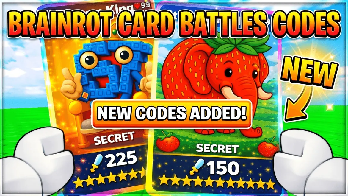 Brainrot Card Battles Codes (May 2026) - RoCodes