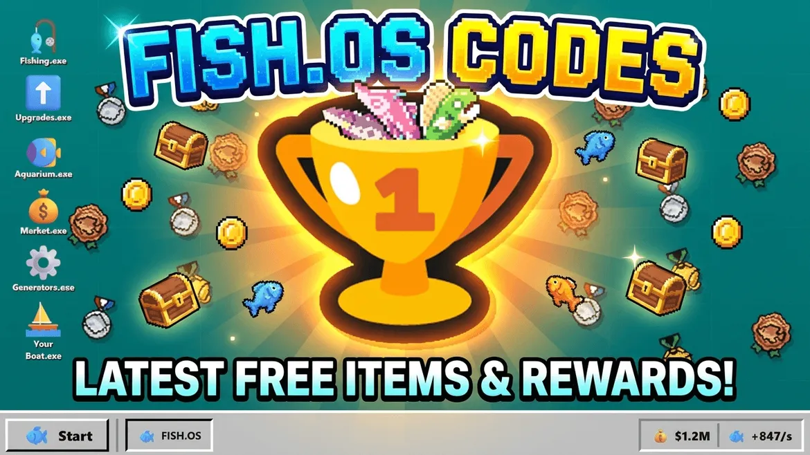 FISH.OS Codes | 4 Active Codes for May 2026 - RoCodes