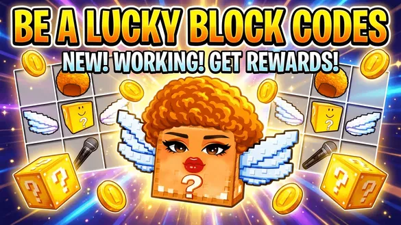 Be a Lucky Block Codes (June 2026) - RoCodes