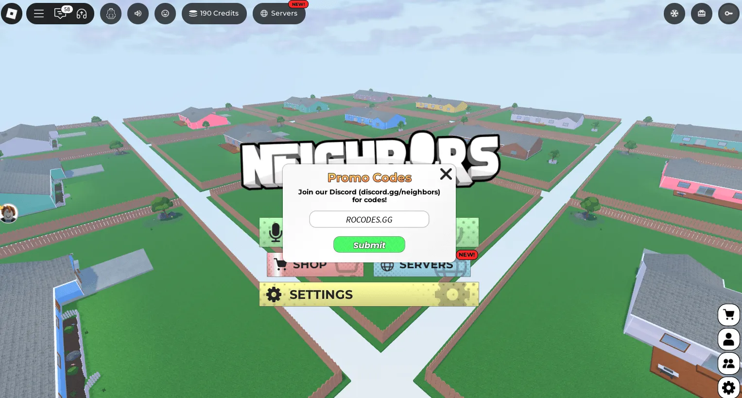 Neighbors Codes | 19 Active Codes for May 2026 - RoCodes