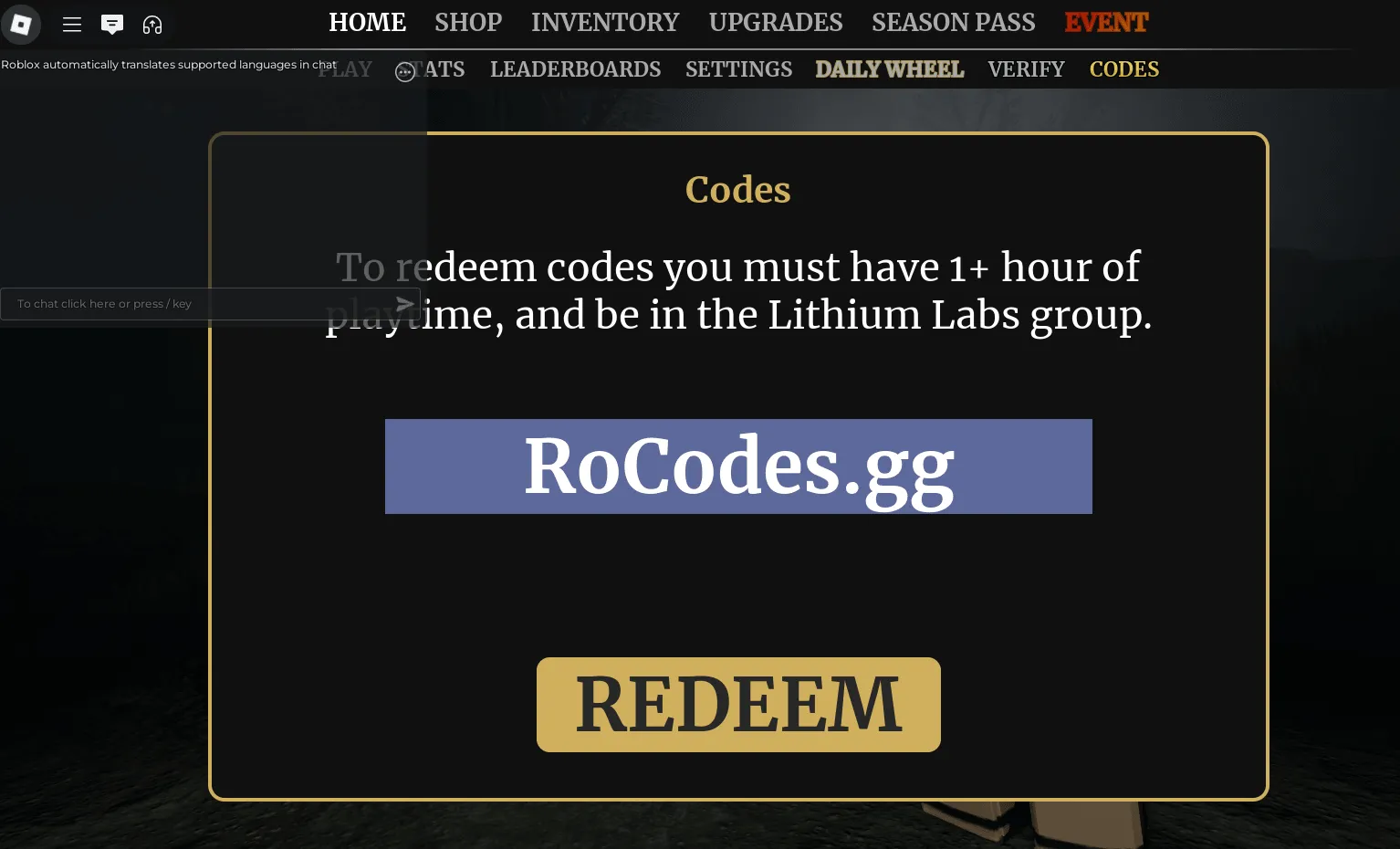 Roblox Specter Codes (May 2026) - RoCodes