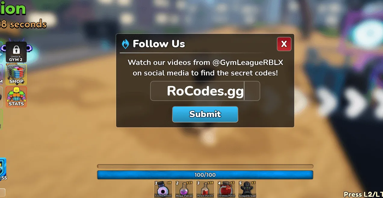 Gym League Codes | 57 Active Codes for May 2026 - RoCodes