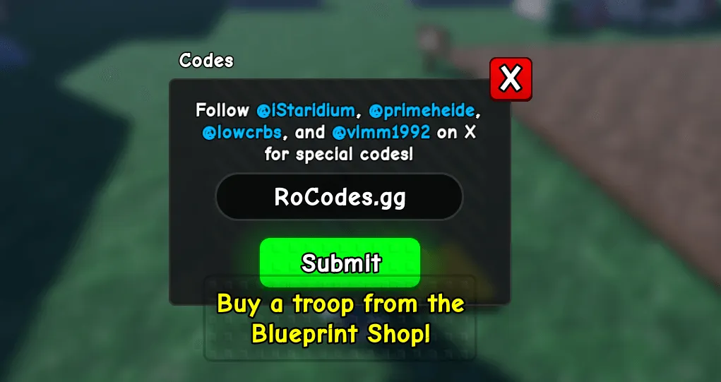 Make a Military Army Codes (May 2026) - RoCodes