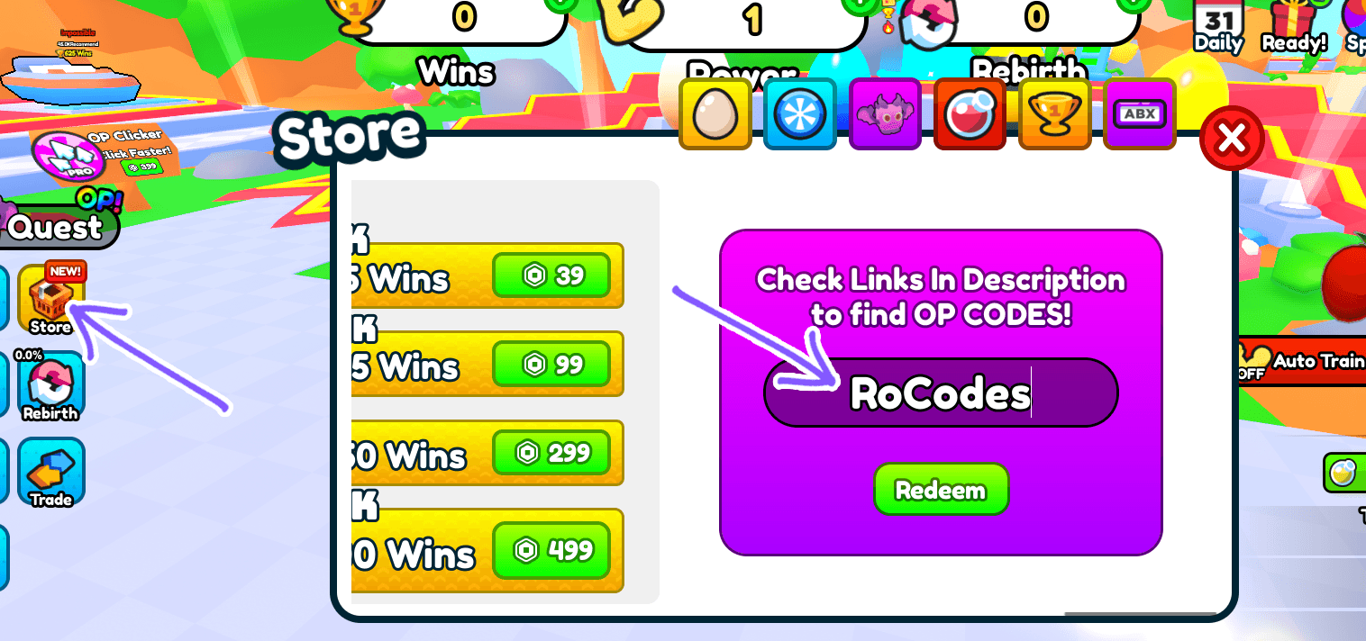 Muscle Training Simulator Codes (October 2025) - RoCodes