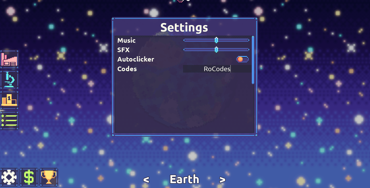 Planet Clicker 2 Codes (February 2026) - RoCodes