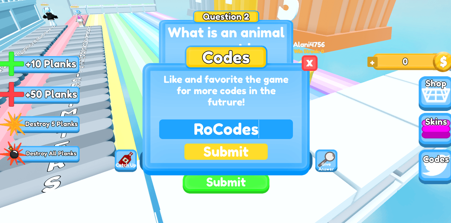 Word Bridge Codes (October 2025) - RoCodes