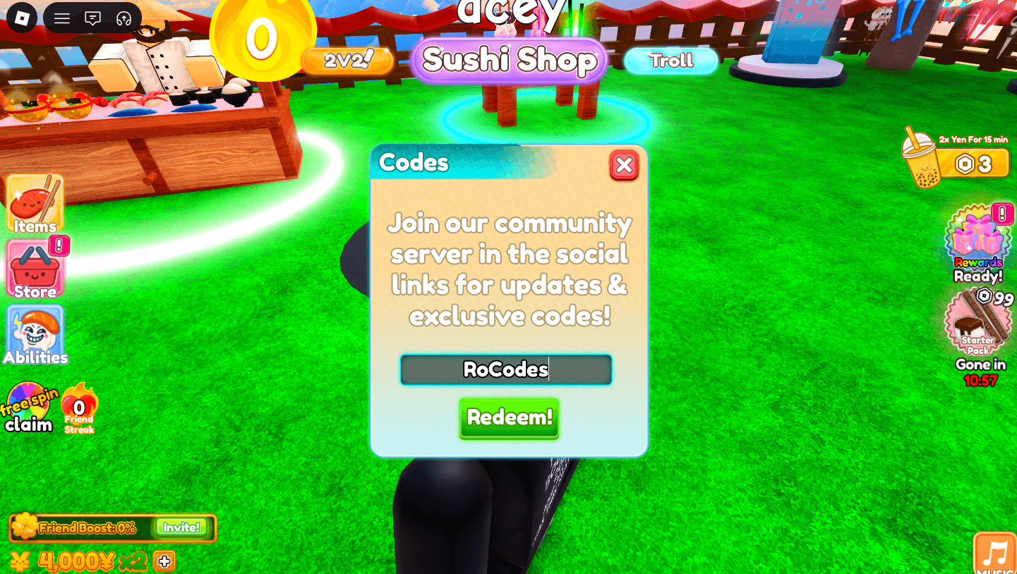 Poison Sushi Challenge Codes (February 2026) - RoCodes