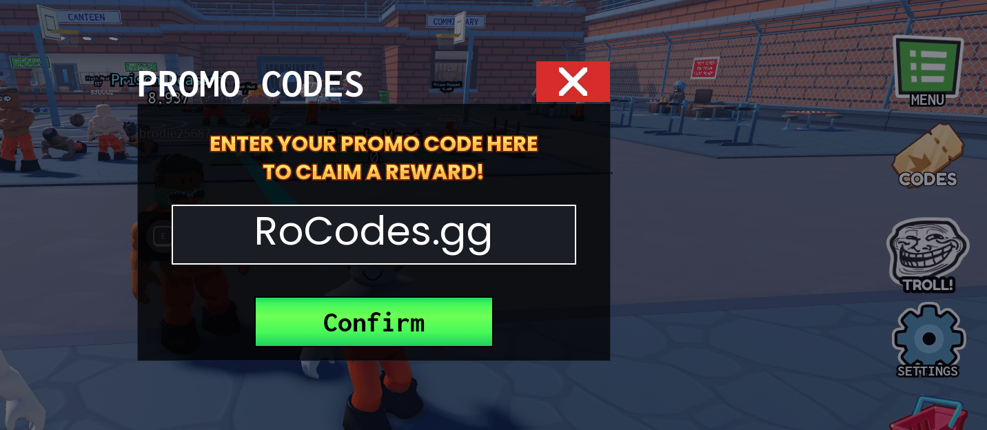 Prison Pump Codes (October 2025) - RoCodes