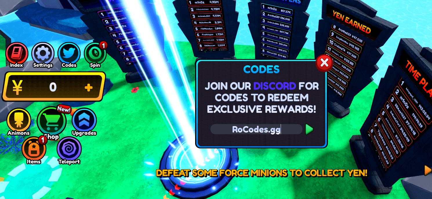 Anime Ascend Codes (December 2025) - RoCodes